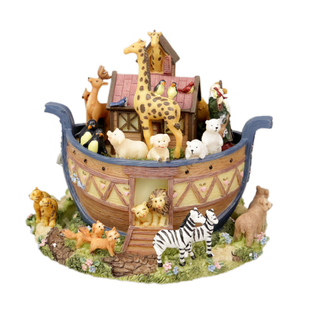 Hộp nhạc dây cót Con tàu Noah